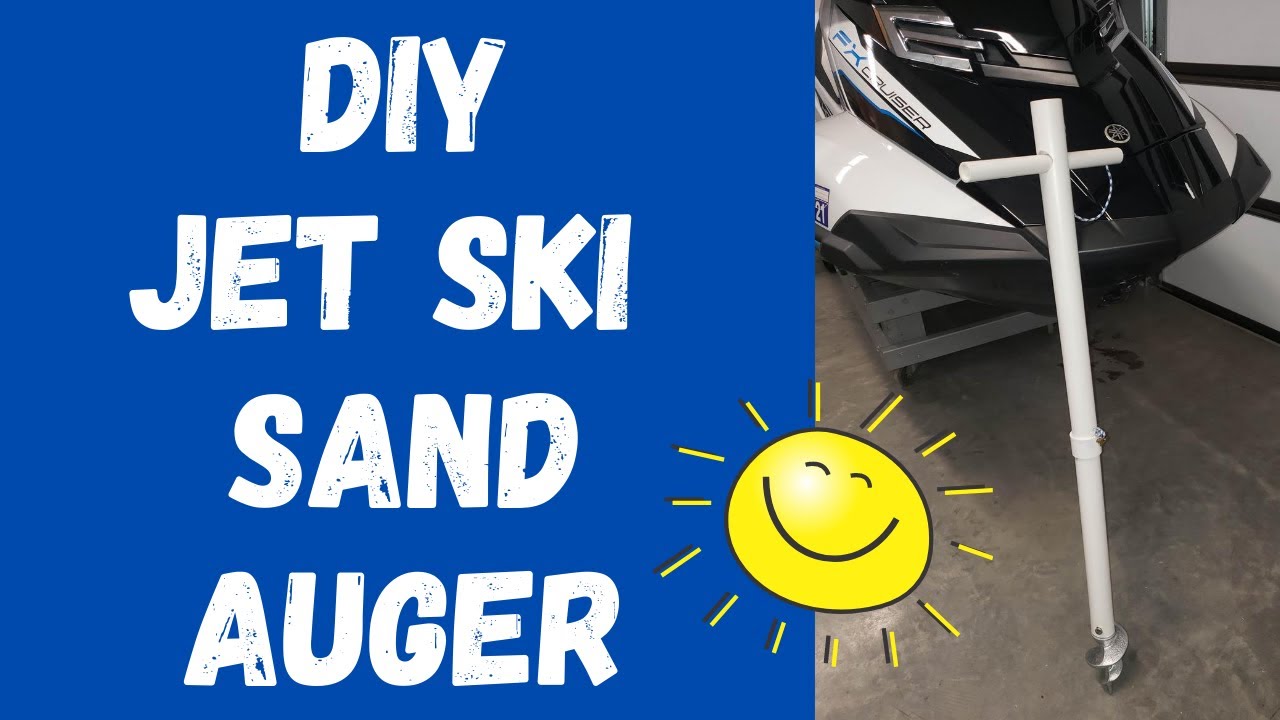 Jet Ski PVC DIY Sand Bar Sand Anchor - YouTube