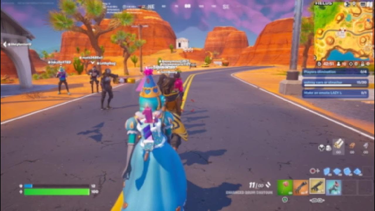 Fortnite perfect timing: Walkin' Pretty - YouTube