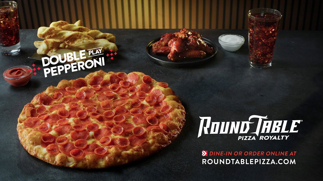 Round Table Pizza Double Play Pepperoni 2023 15 YouTube