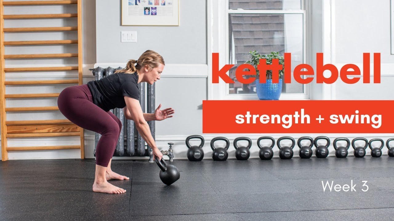 #Strength + Swings | 30 mins | KB Cleans + Squats + Get-ups | Simple ...