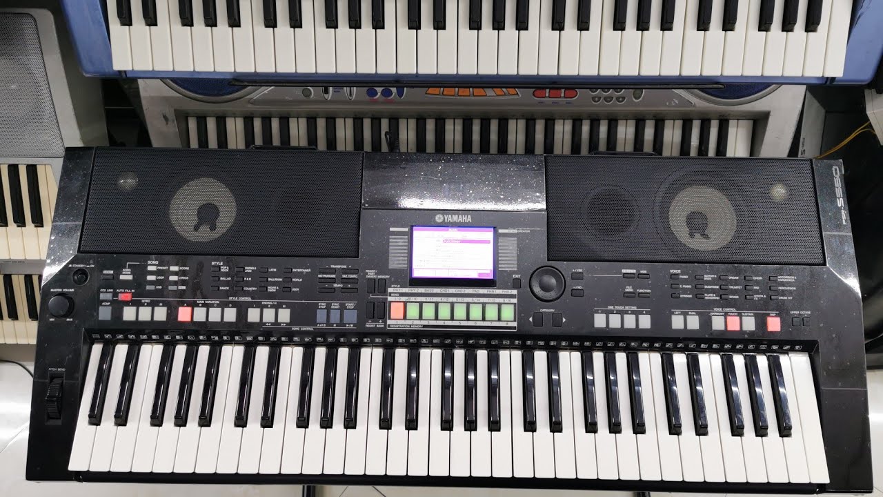 3/7/23 Cài đặt dữ liệu víp vho đàn organ YAMAHA PSR S550B nâng cấp lên ...