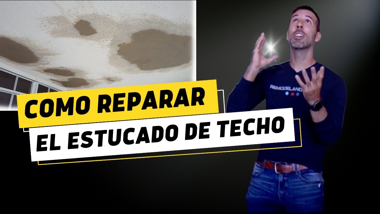 Como Reparar el ESTUCADO del Techo - YouTube
