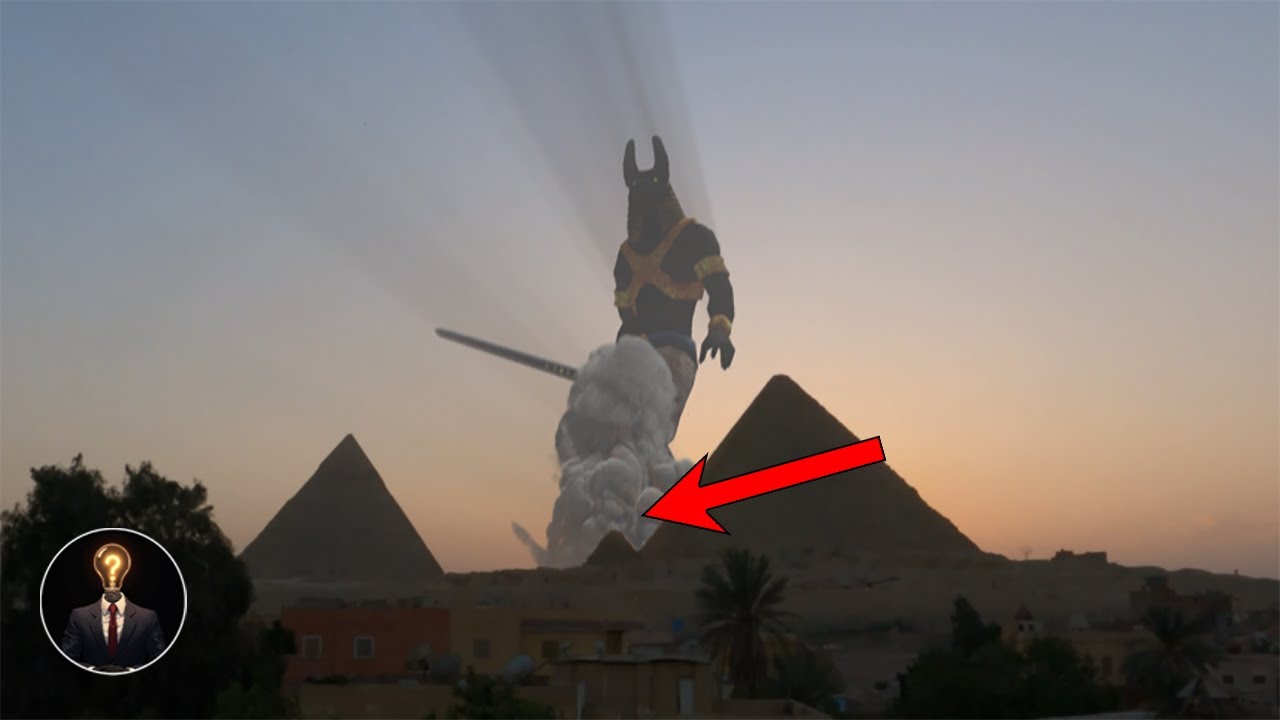 Anubis Appears Before The Great Pyramid of Giza - Cairo, Egypt | June 6 ...