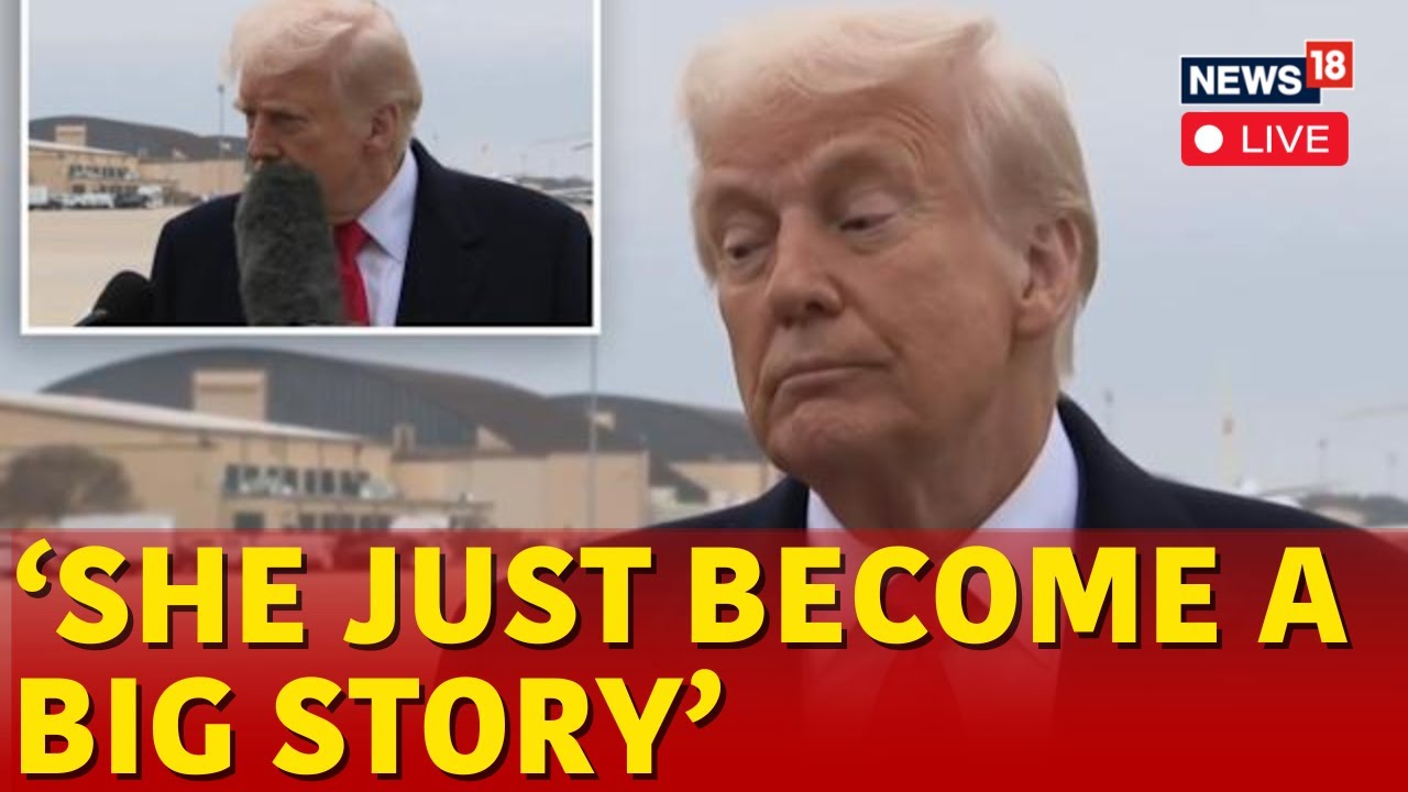 LIVE | Trump Stares Down Reporter After Being Hit In The Face With A ...