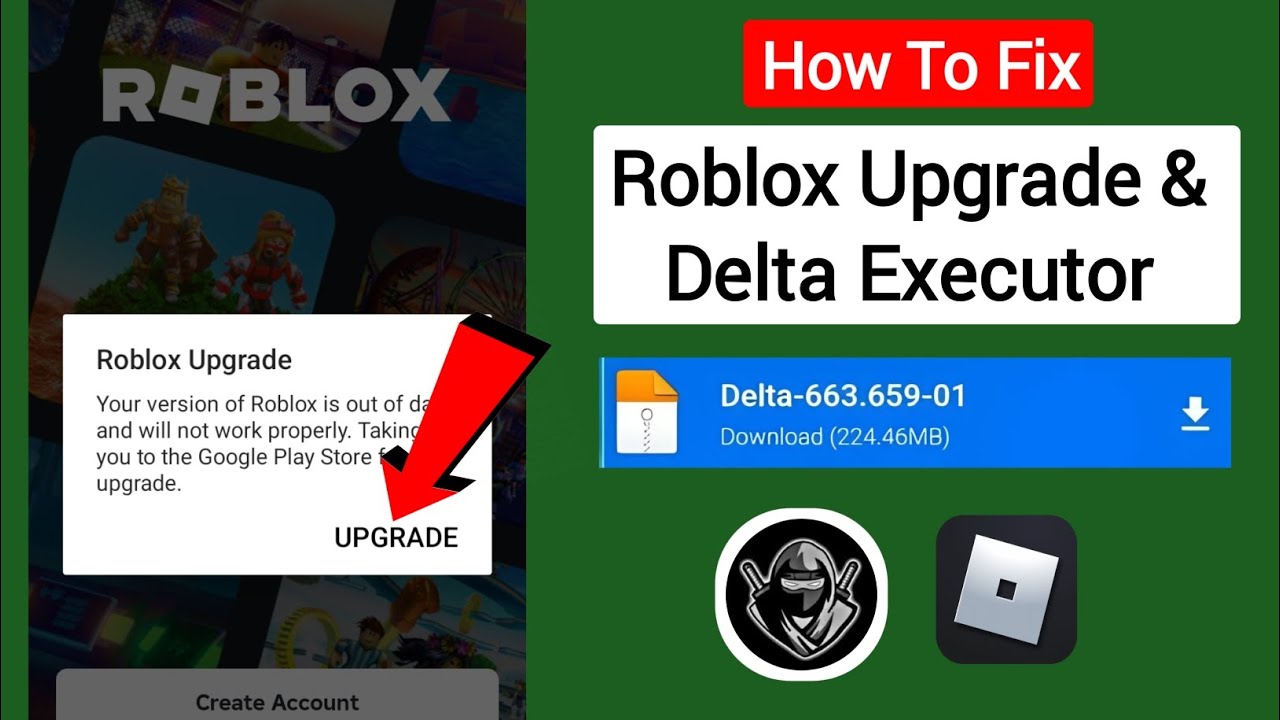 How to Fix Roblox Upgrade Problem | Roblox Delta Executor Fix 2025 ...
