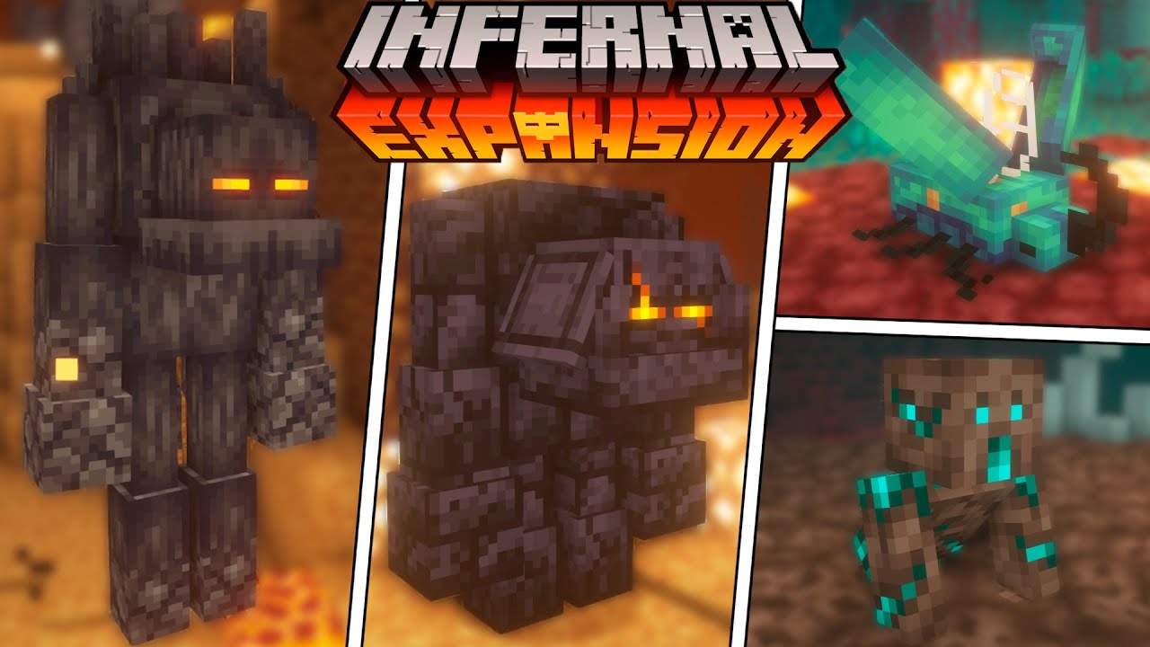 MONSTRUOS DEL NETHER!!! | Infernal Expansion | Minecraft 1.16.5/1.17.1 ...