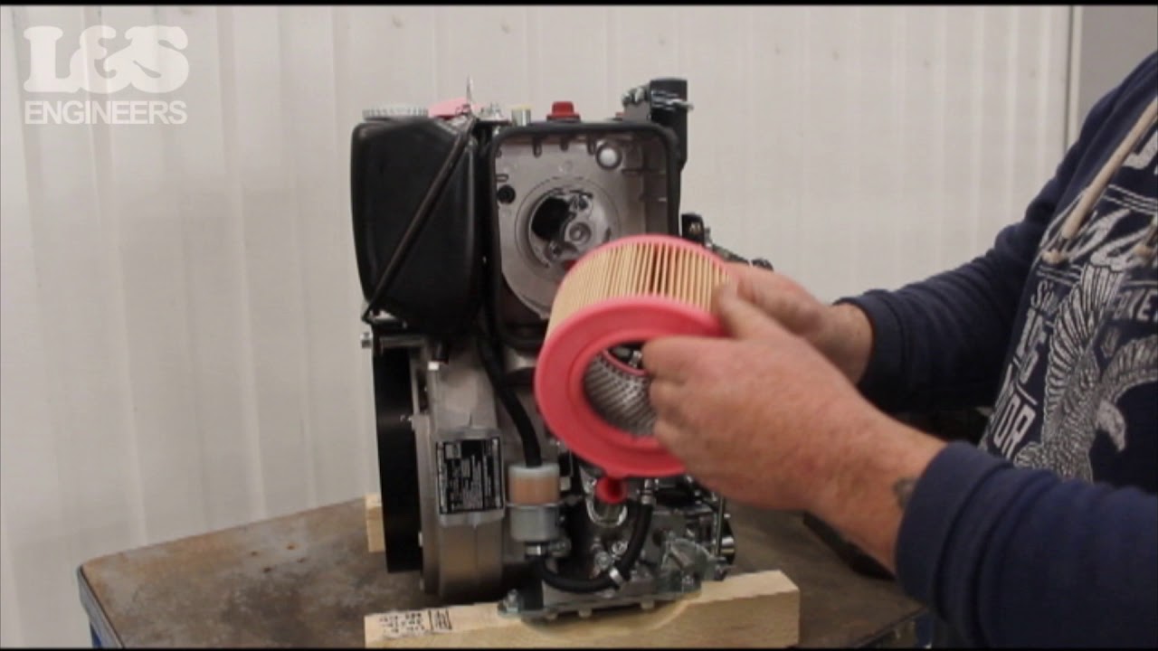 How to Change the Air Filter on a Hatz 1D42S Engine | L&S Engineers ...