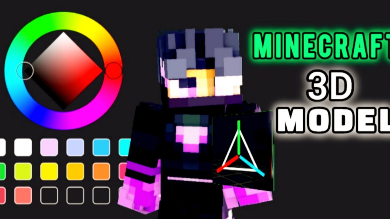 How to Make Professional Minecraft Thumbnails | 3D Model Tutorial (PC ...
