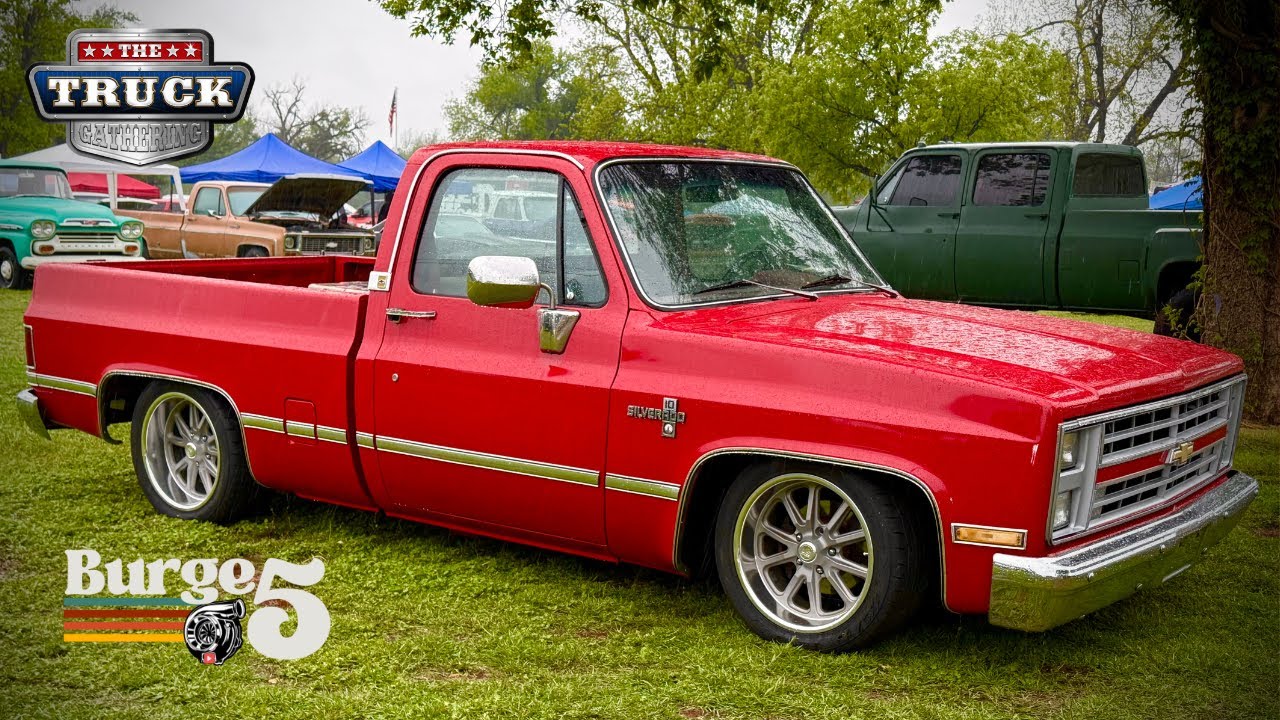 The Truck Gathering 2025! Show walk thru, We take the Squarebody C10 to ...