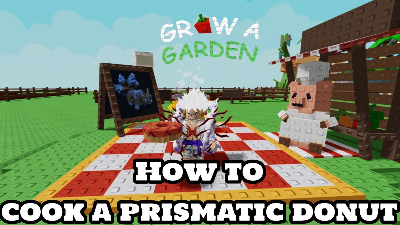 Grow a Garden: How to Cook a Prismatic Donut - YouTube