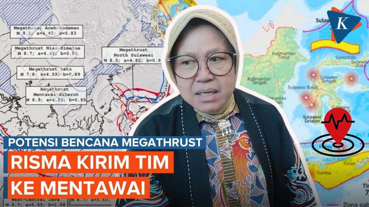 Menteri Risma Kirim Tim ke Mentawai, Petakan Mitigasi Megathrust - YouTube