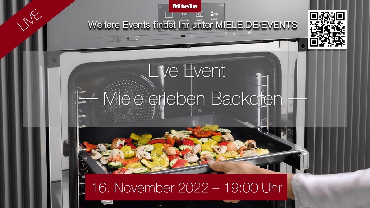 Live Event – Miele erleben Backofen - YouTube