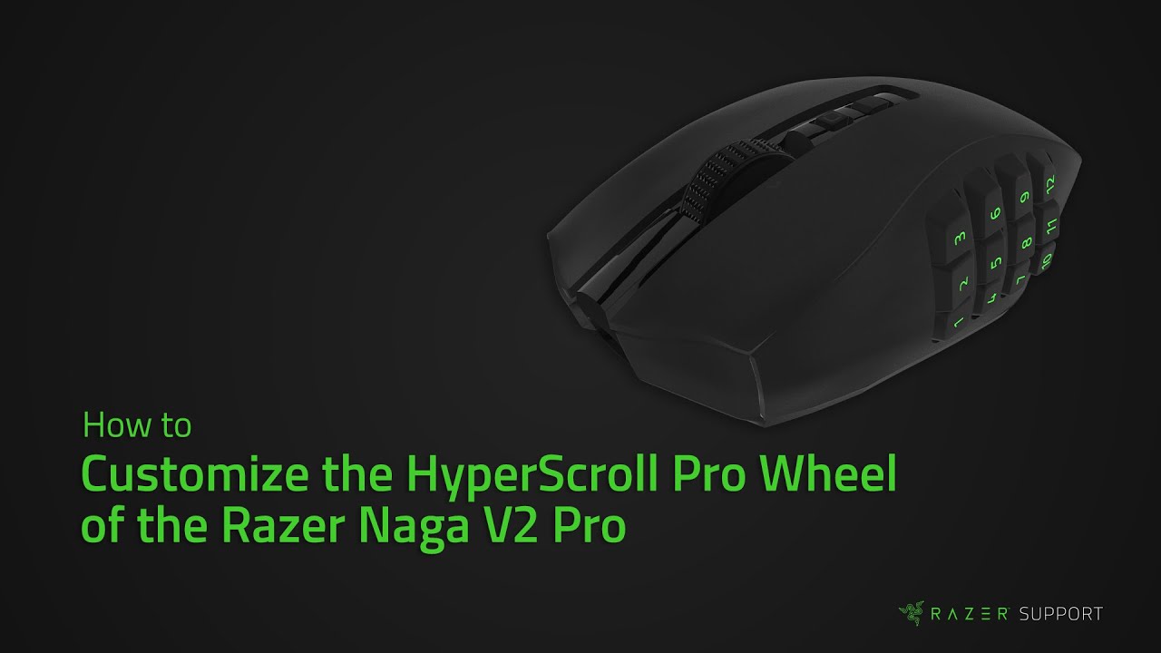 How to customize the HyperScroll Pro Wheel of the Razer Naga V2 Pro ...