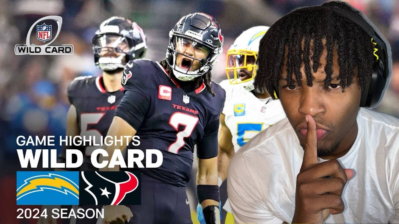 CJ STROUD AURA BACK! JUSTIN HERBERT FRAUD! TEXANS VS CHARGER NFL WILD ...