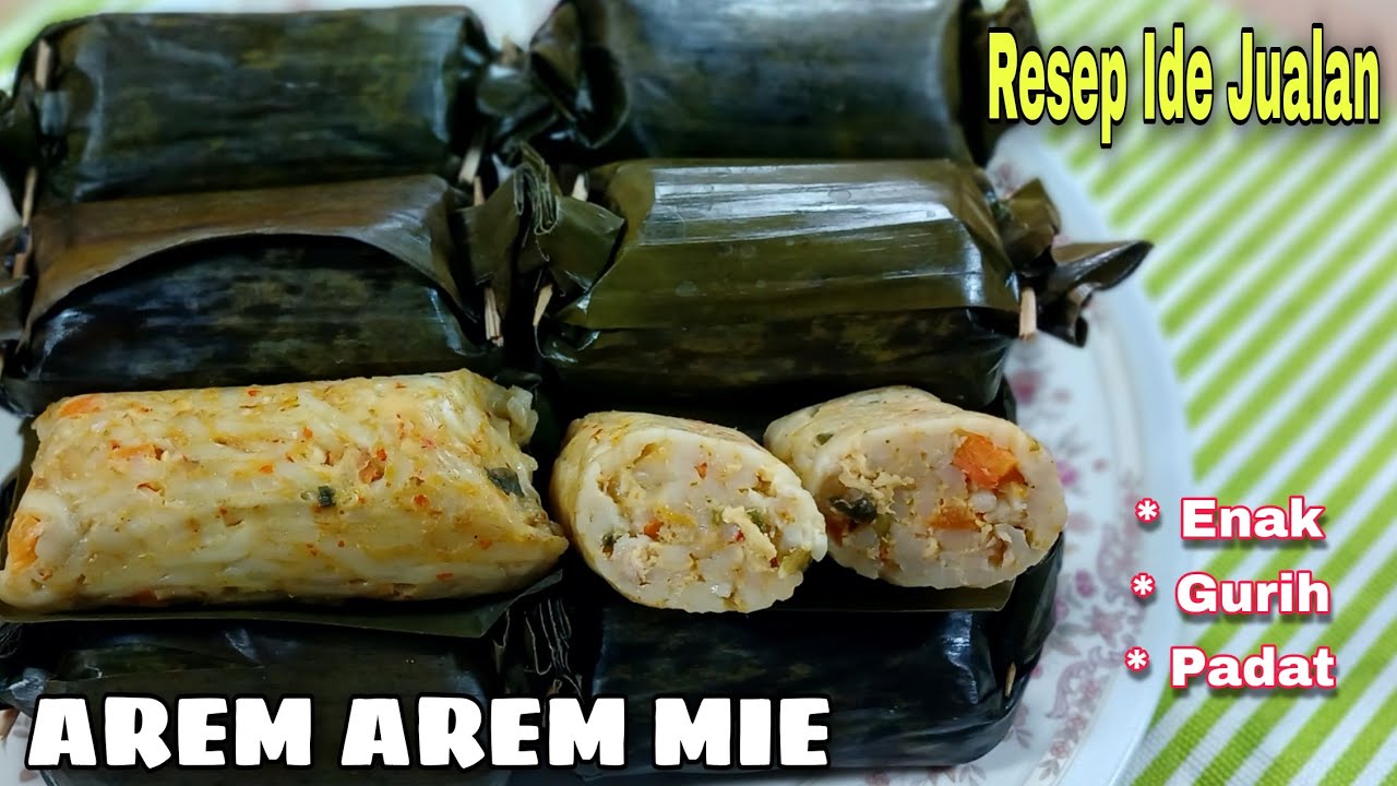 CARA MEMBUAT AREM AREM MIE ISI AYAM - YouTube
