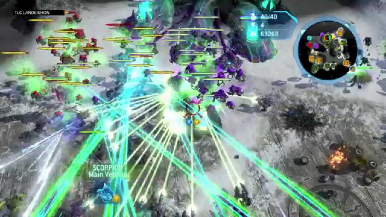 Halo Wars II 3v3 live comm II Super Turtle II Scarab Attack Parte 3 ...
