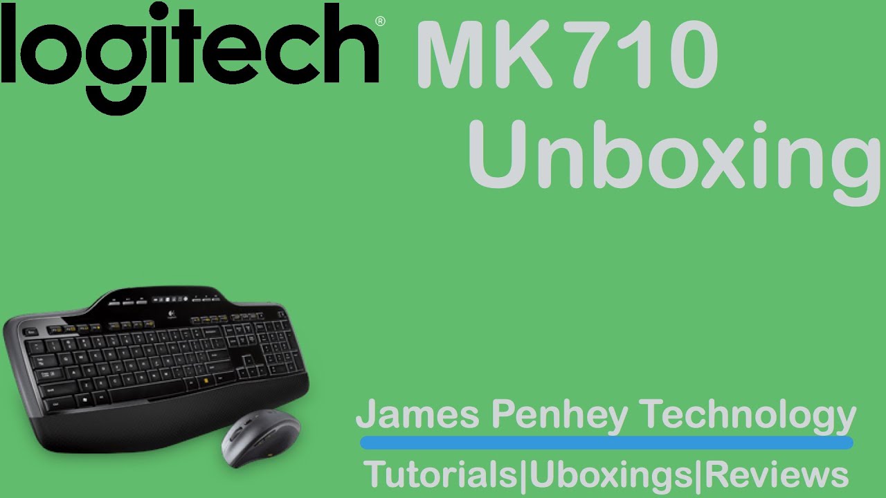 Logitech Mk710 Keyboard & Mouse Unboxing - YouTube
