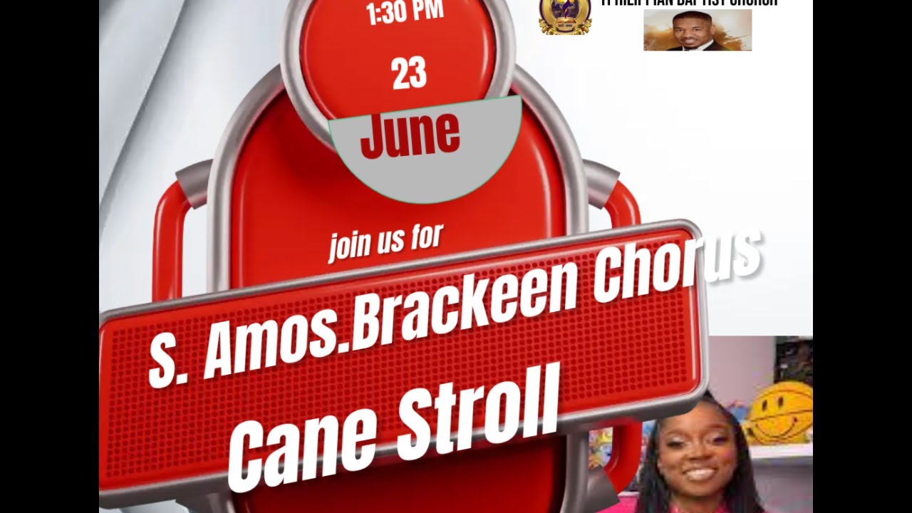 Samuel Amos Brackeen Chorus Presents A Cane Service - YouTube