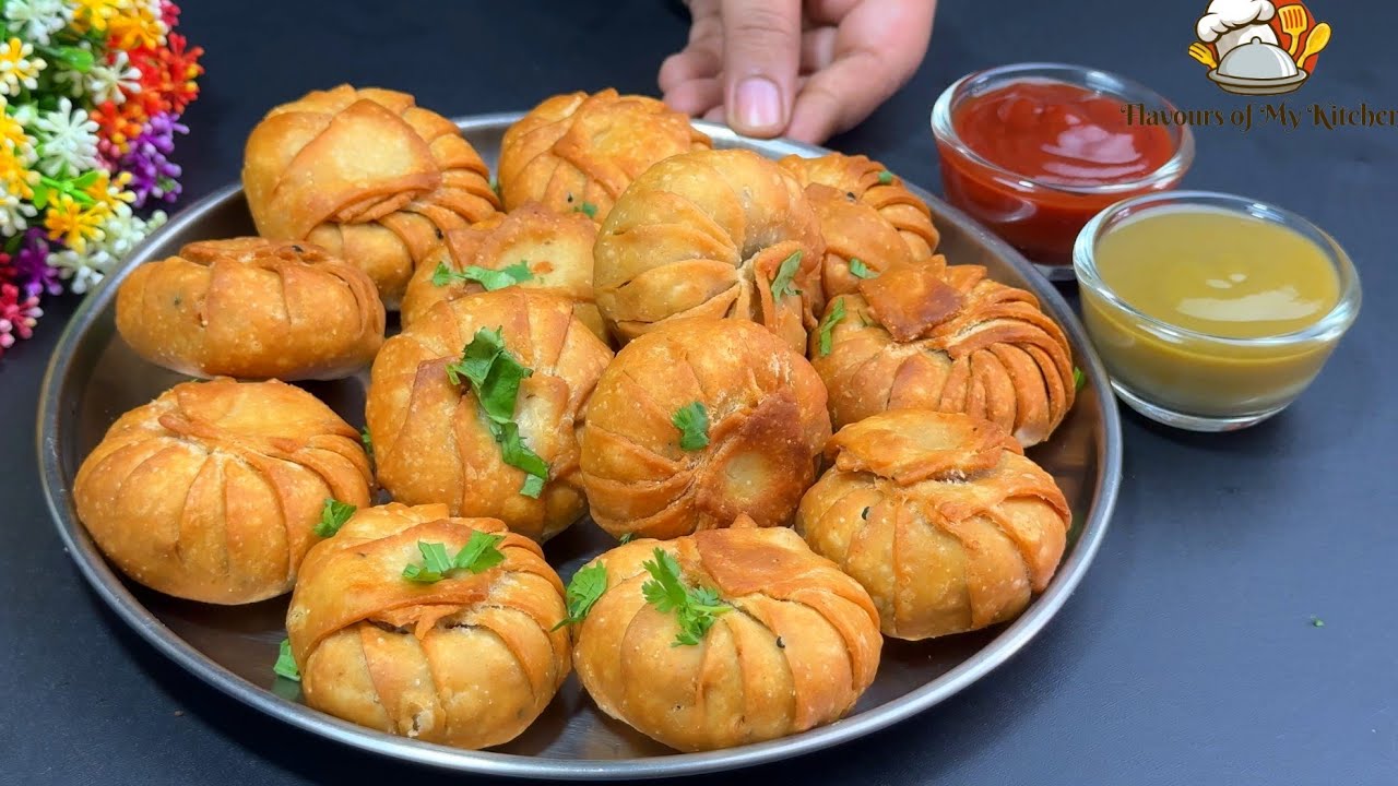 1 कप आटे से 15 min बनाए में गरमा गरम टेस्टी नाश्ता, Samosa Kachori भूल ...