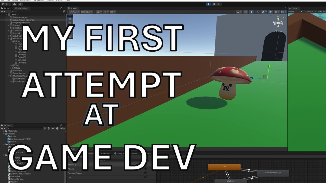 My First Steps Into Game Dev - YouTube