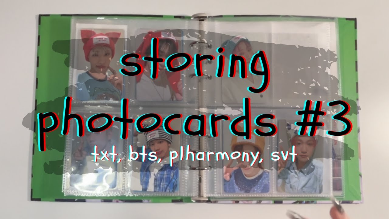 storing photocards #2 (part 2) ᰔᩚ txt, bts, svt, & p1h! ☆ - YouTube