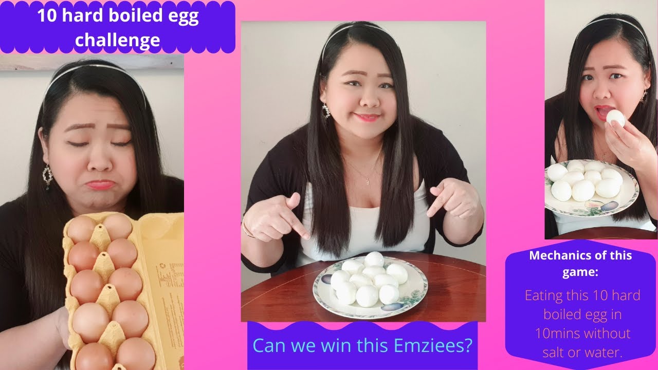 10 Hard Boiled Egg Challenge | Egg Challenge with Filipino Youtubers ...