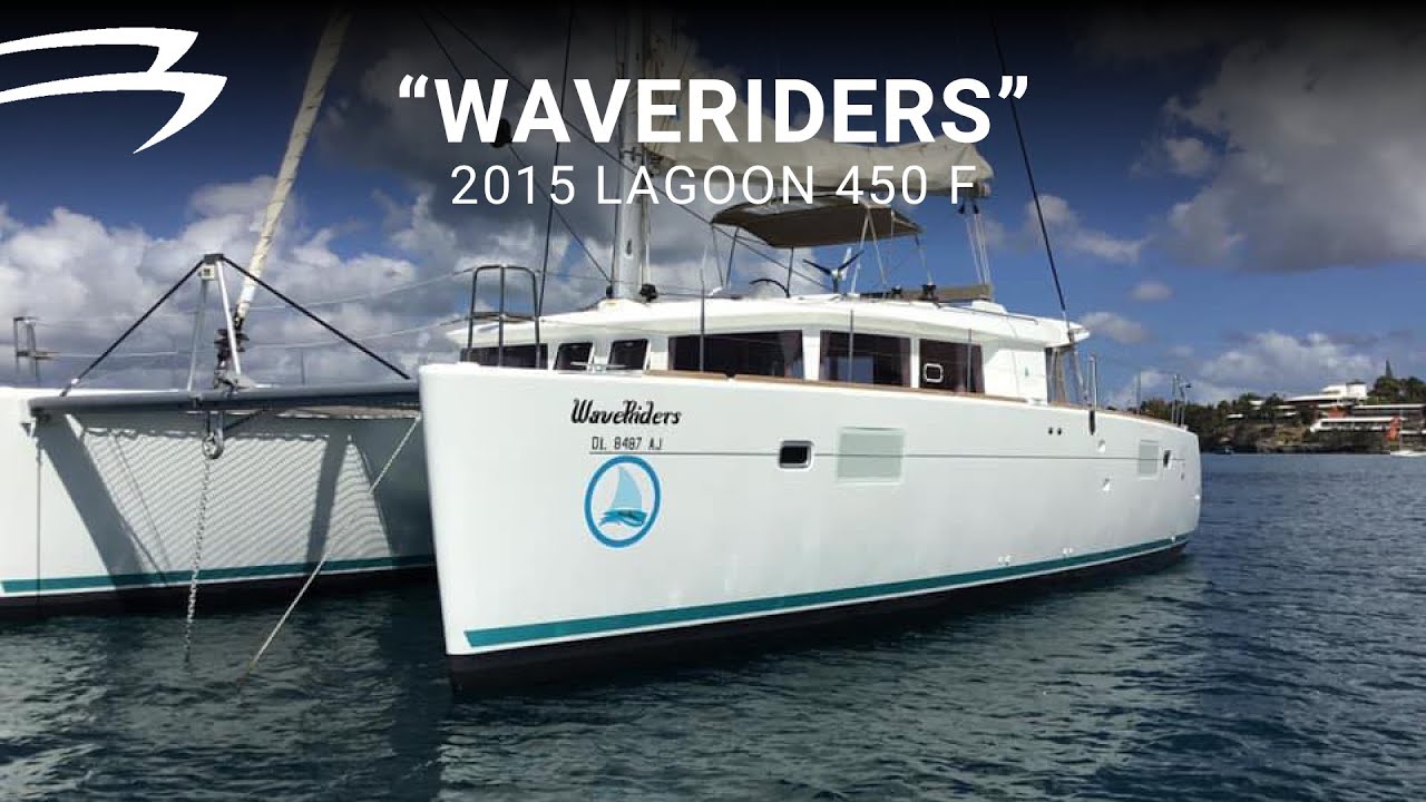 2015 Lagoon 450 F "WaveRiders" | For Sale with Multihull Solutions - YouTube