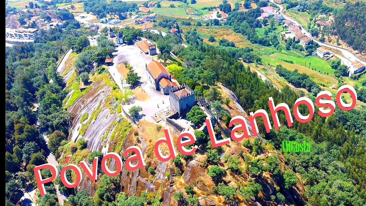 🇵🇹 Castelo de Póvoa de Lanhoso / Portugal 4K UltraHD Aerial view - YouTube