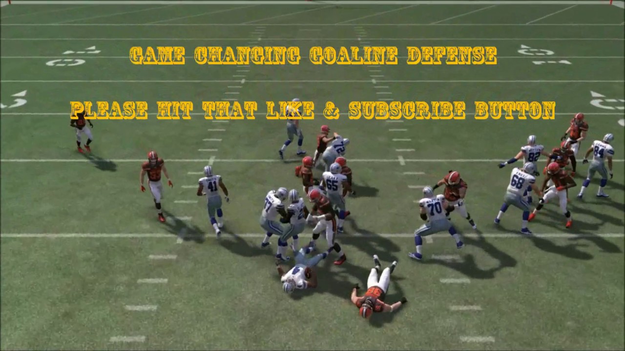 MADDEN 17: GAME CHANGING QB SNEAK DEFENSE ll BEST GOALINE FORMATION ...