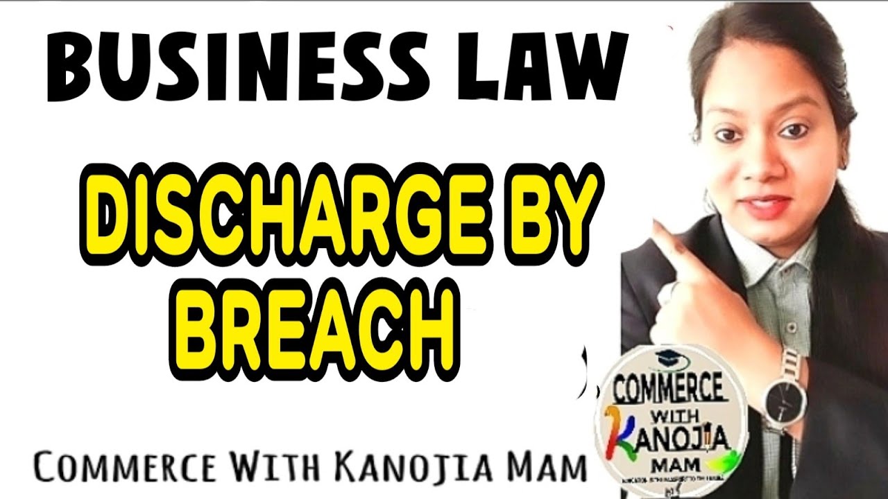 Discharge of contract by breach|Actual Breach, Anticipatory or ...