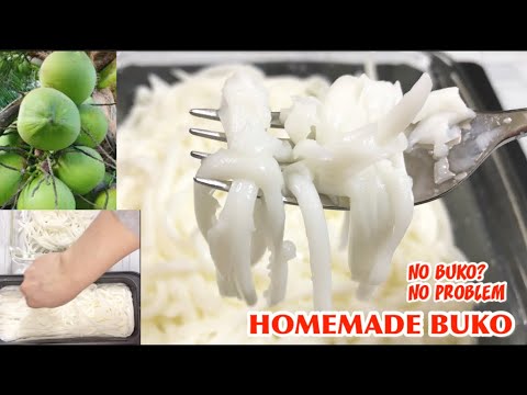 NO BUKO? NO PROBLEM TRY TO MAKE HOMEMADE BUKO BY HANNA COOKING - YouTube
