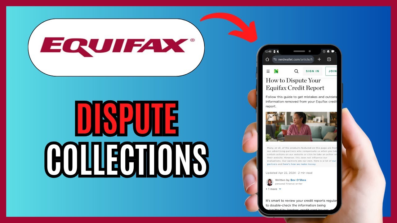 How To Dispute Collections On Equifax 2024! - YouTube