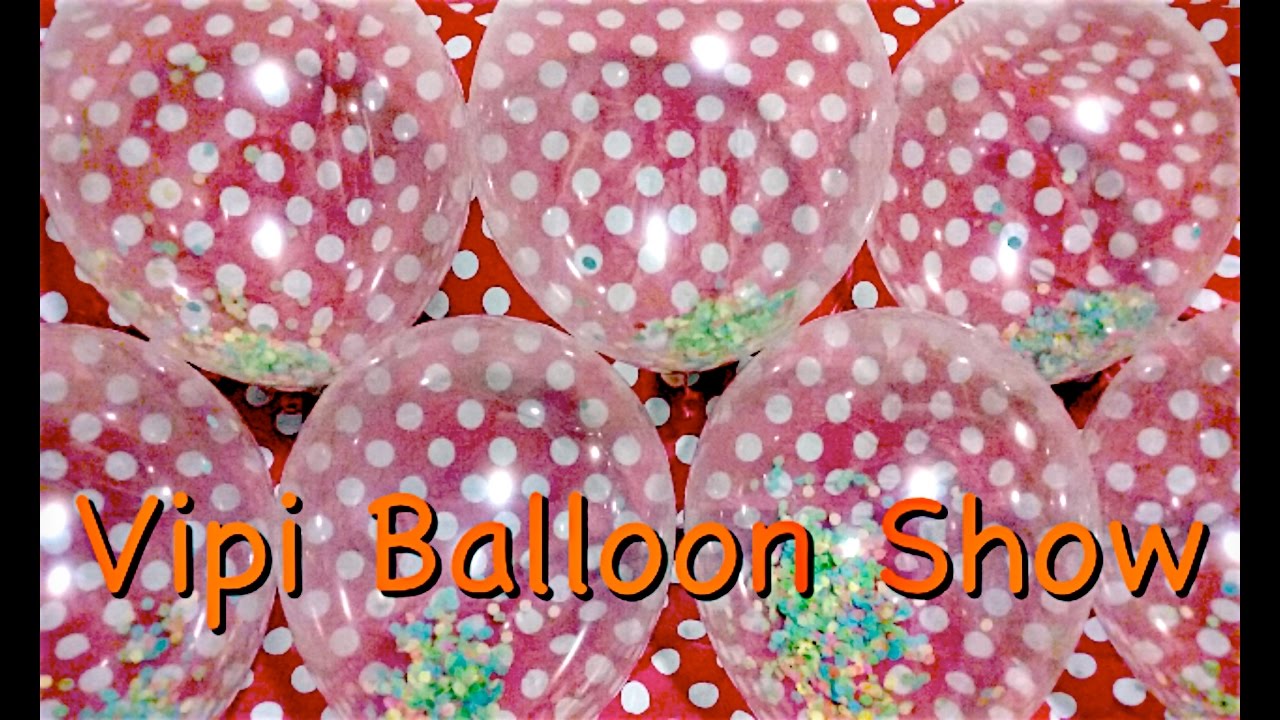 Confetti Balloons Pop! - YouTube