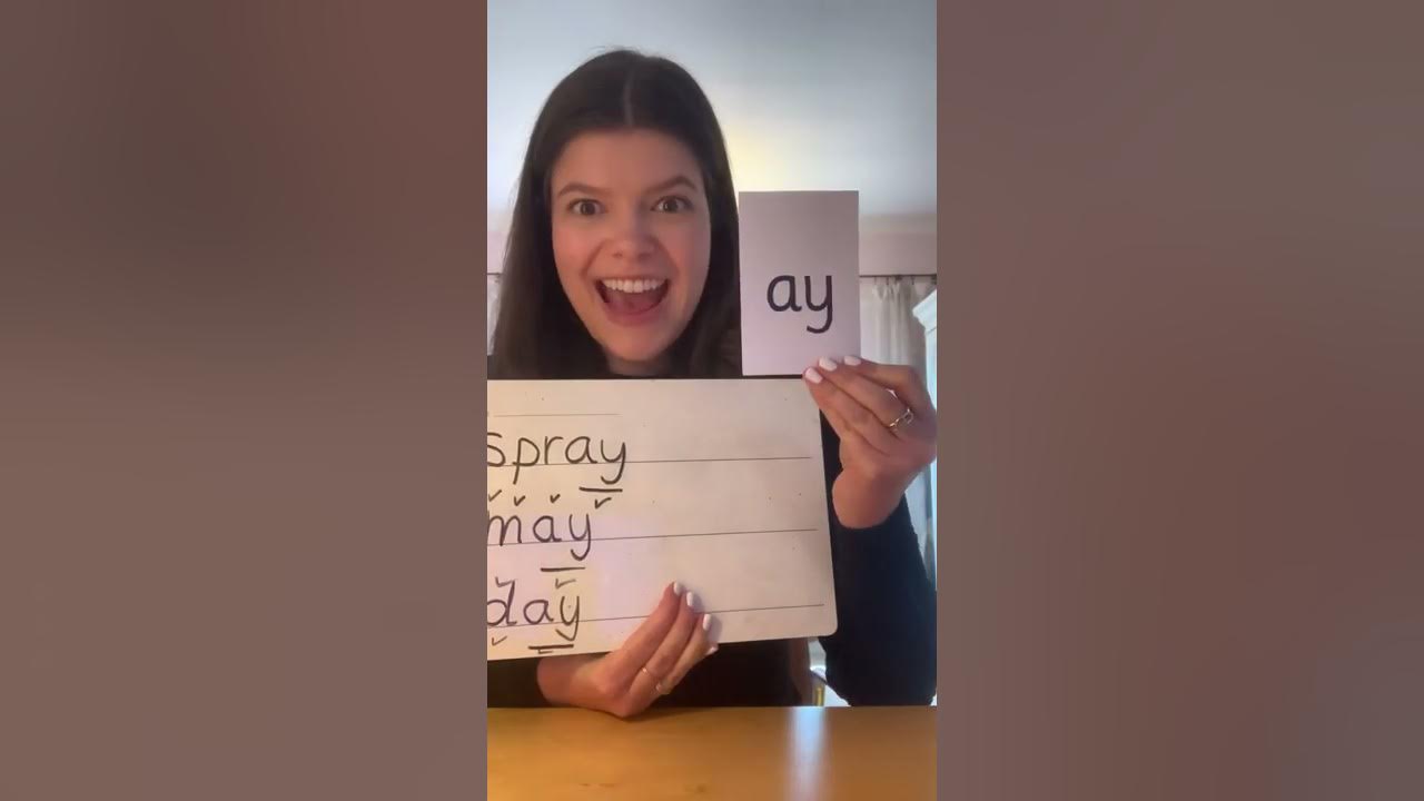 RWI Set 2 spelling ay - YouTube