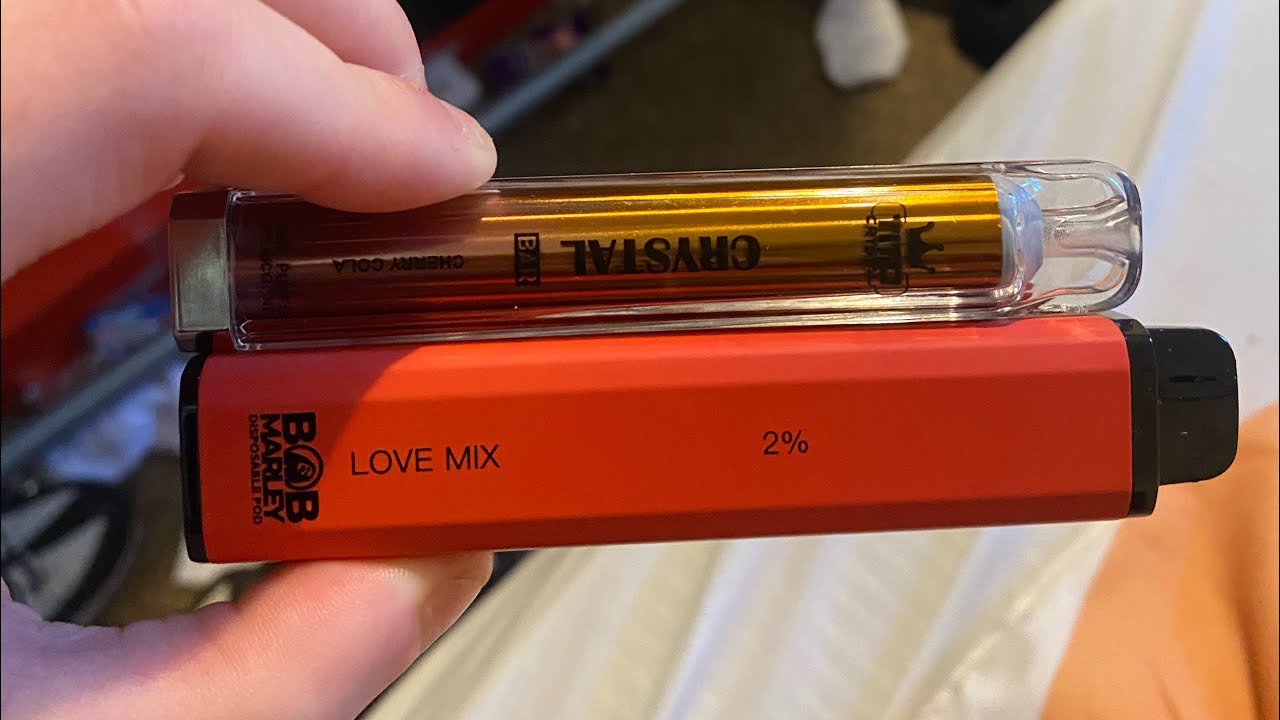 Vape review on Bob Marley elux love mix 3500 puff and Cristal cherry ...
