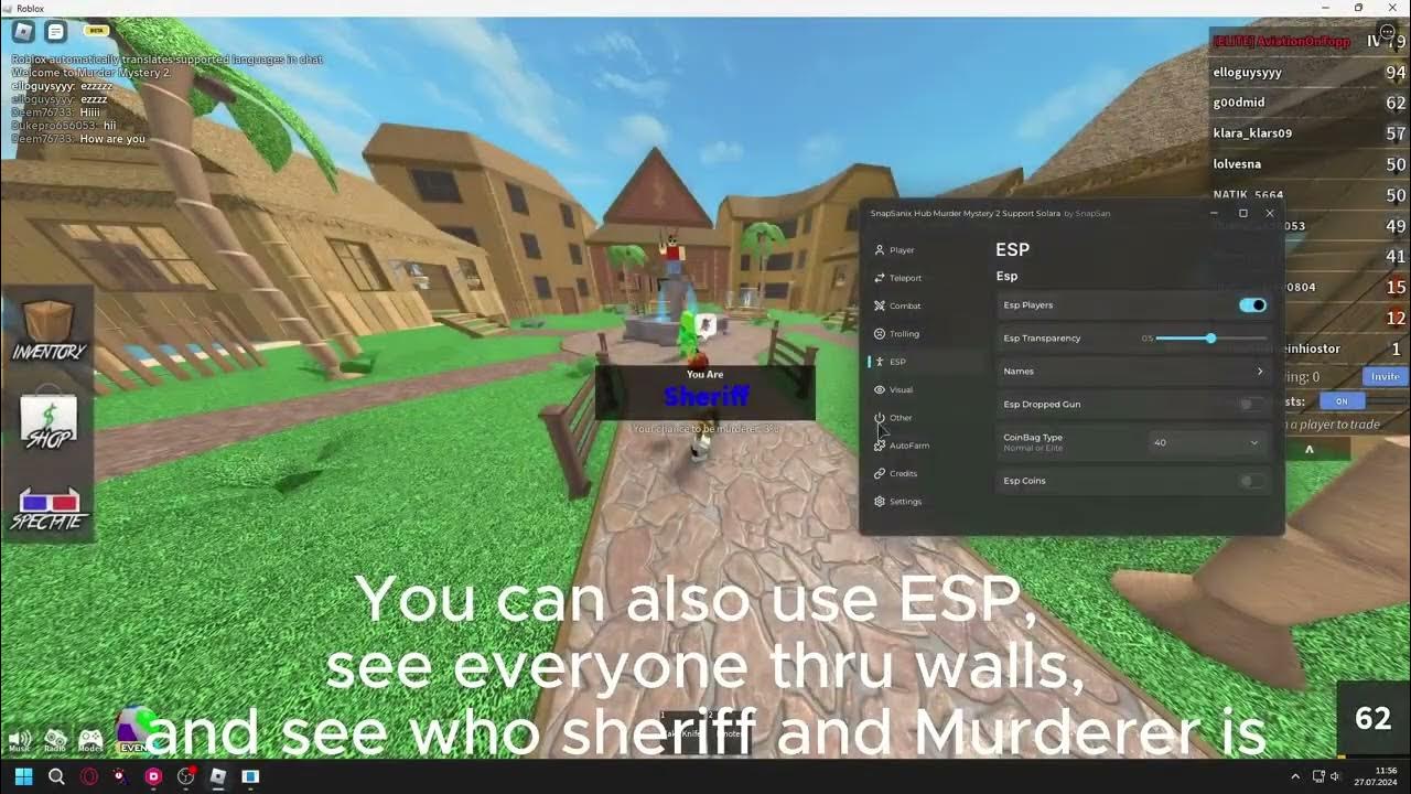 The *REAL BEST* MM2 Script! | SnapSanix GUI | Works with any executor ...