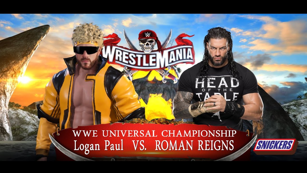 ROMAN REIGNS vs LOGAN PAUL FULL MATCH #wwe #romanreigns #loganpaul ...