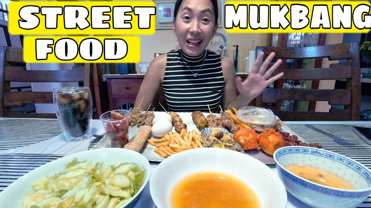 FILIPINO STREET FOOD MUKBANG|| PINOY FOODS - YouTube