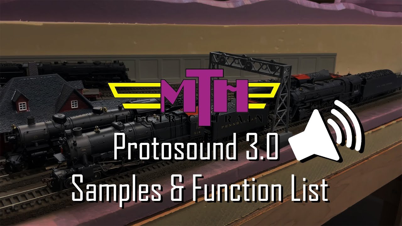 MTH Protosound 3.0 Sound Samples & Demo (All 28 Functions!) - YouTube