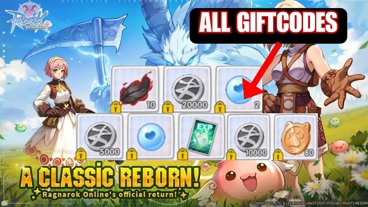 Ragnarok Rebirth & All 8 Giftcodes - How to Redeem Code | Ragnarok ...