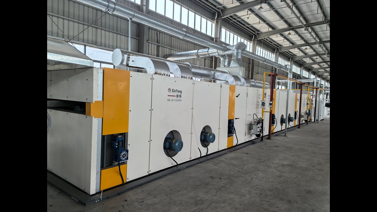 Stenter Oven at Changshu Xinyang for the Automotive Interior Using ...