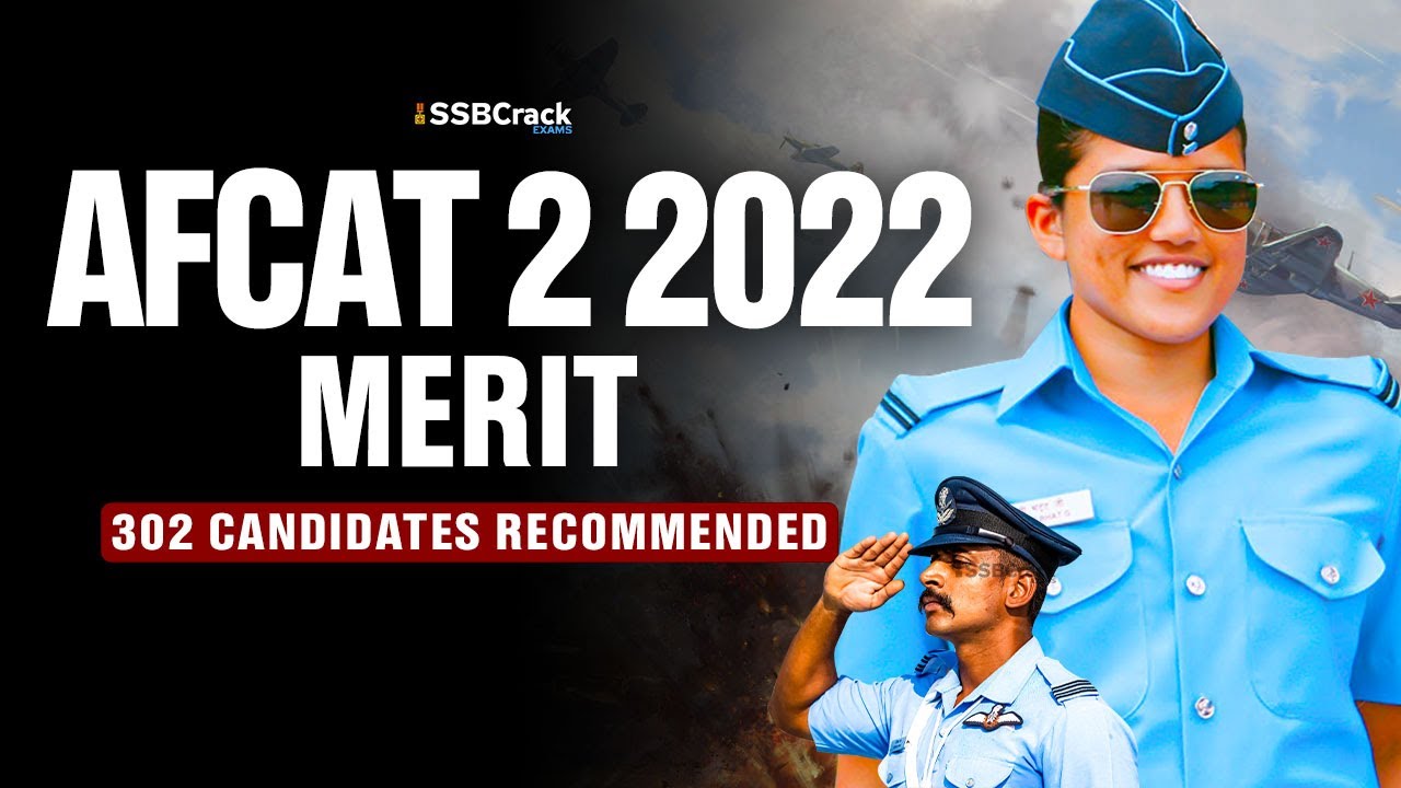 Air Force Academy Merit List July 2023 – 302 Candidates Recommended ...
