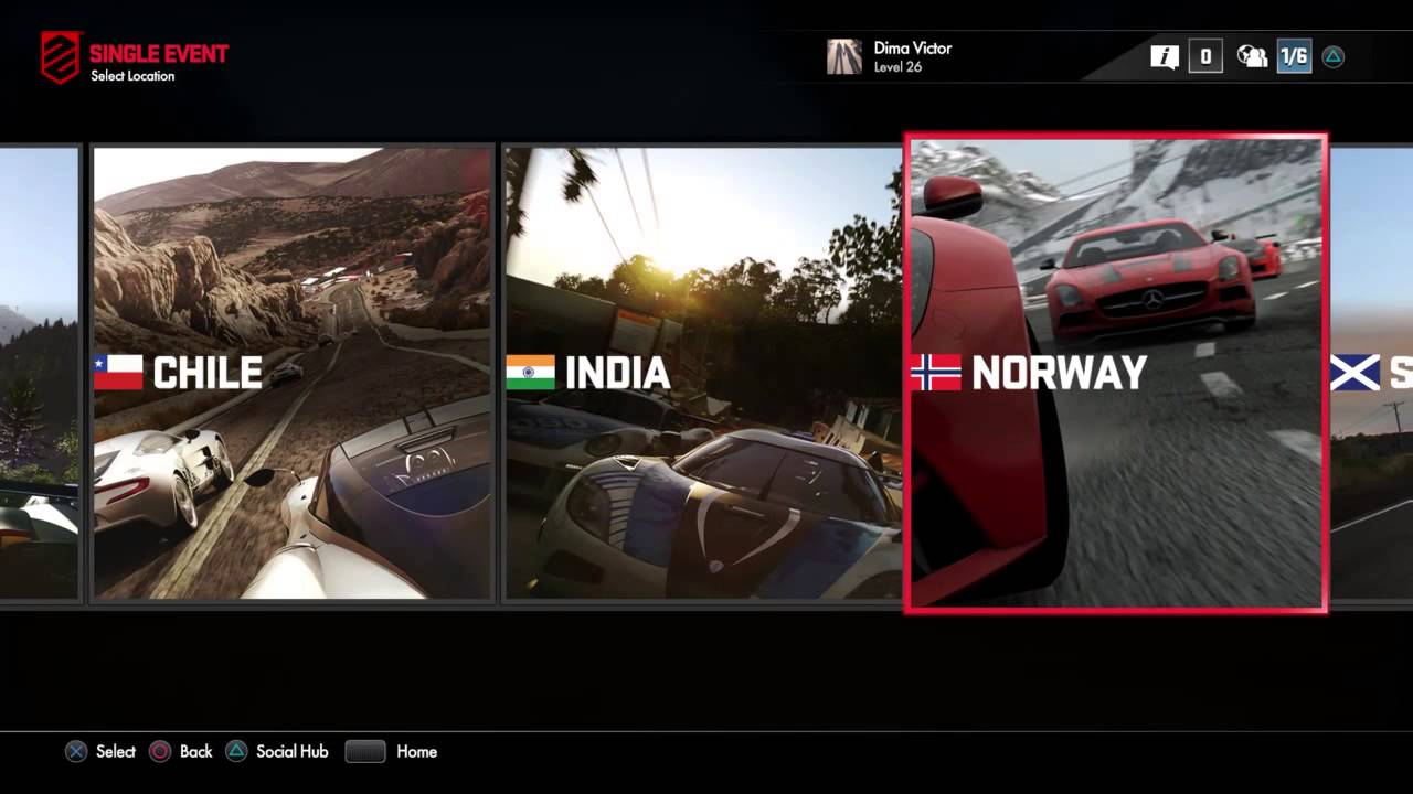 DRIVECLUB User Interface victordimanet - YouTube