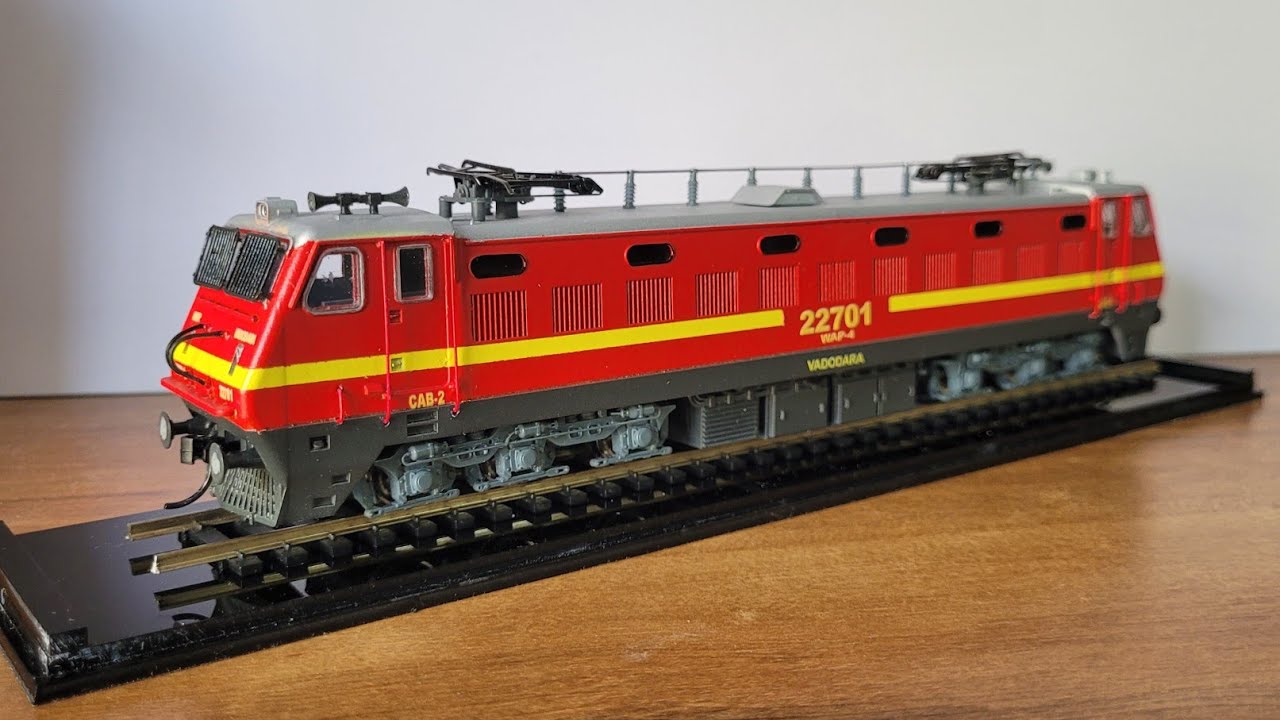 WAP4 Model in HO Scale | Indian Train Model Set - YouTube