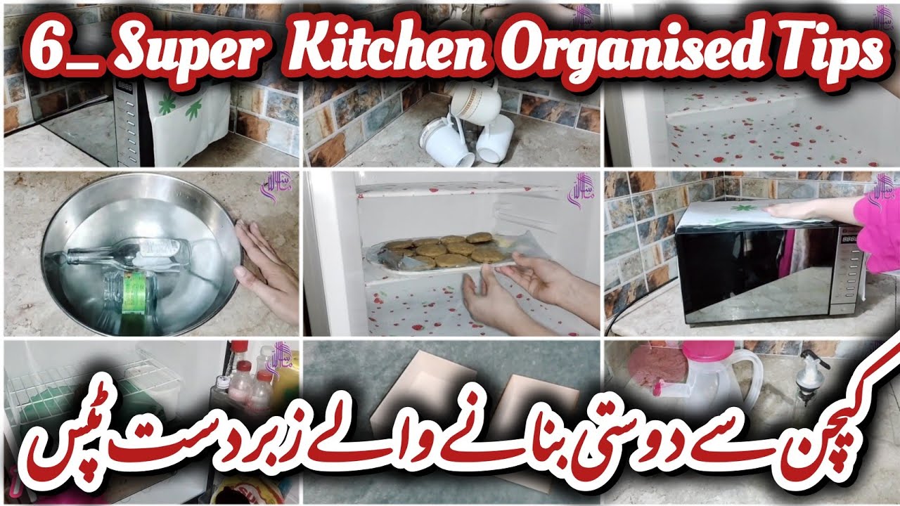 6_Super Kitchen Organisation Ideas || Usful Kitchen Tips || No Mess ...