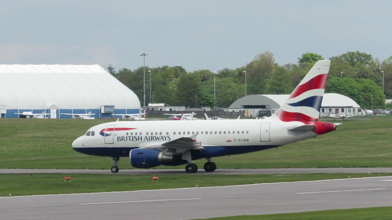 British Airways Airbus A318-112 G-EUNB - YouTube
