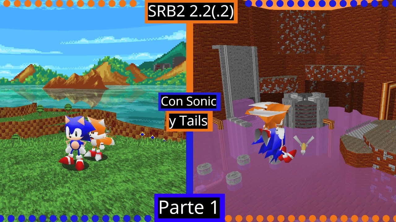 SRB2 V2.2(.2) Modo Campaña|El Dúo dinámico en busca de aventuras🌼🦔|Con ...