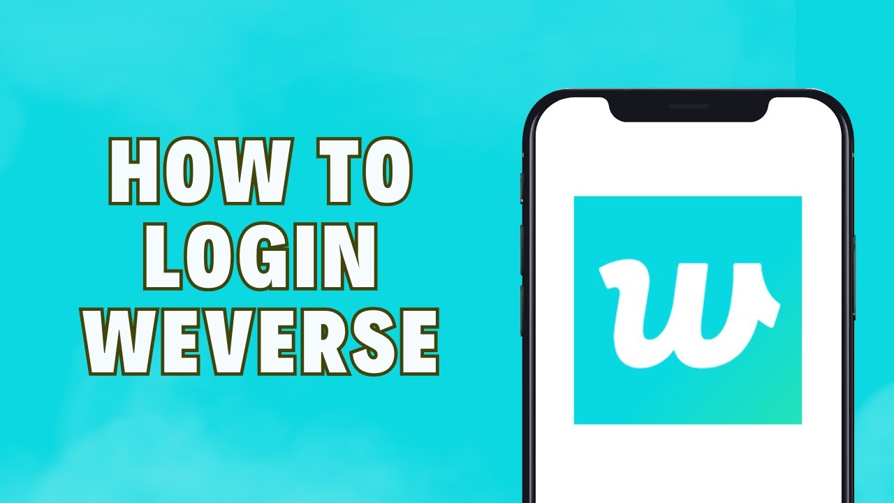 How To Login To Weverse - YouTube