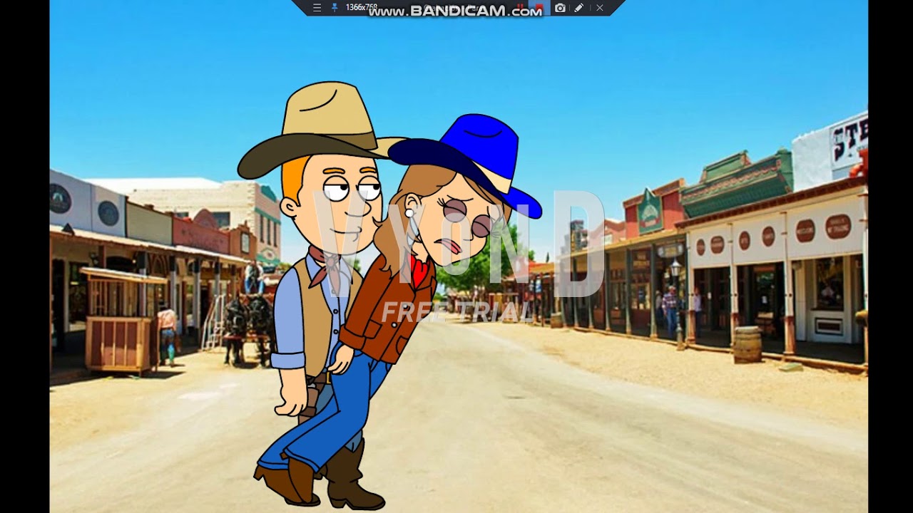 Dylan Darr carrying Princess Amtrak in their Wild West clothes - YouTube