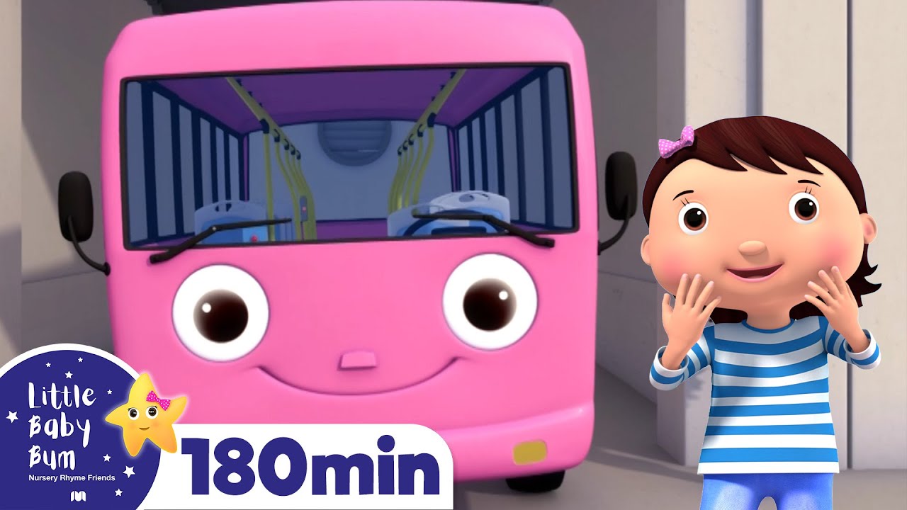Mia's 🌷͙֒ 🎀PINK 🌷͙֒ 🎀 Bus | Little Baby Bum | 🚌Wheels on the BUS! | 🚌 ...